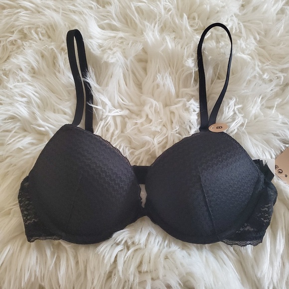 H&M | Intimates & Sleepwear | Hm Lacepush Up Bra Black 32b | Poshmark